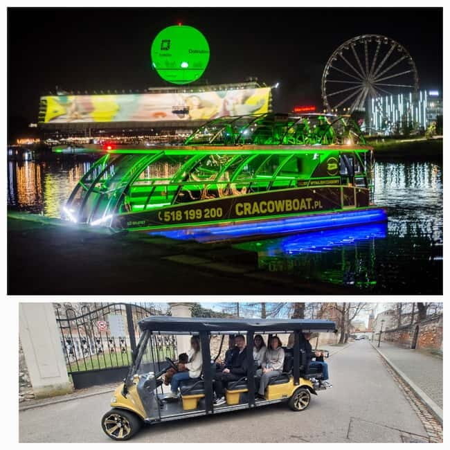 City Tour Cracow golf car plus Cruise on the Vistula River. - Vistula River Cruise: A Refreshing Perspective