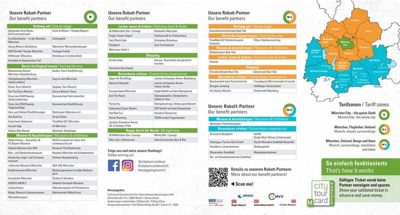 CityTourCard Munich: Mountains & Lakes with public transport - The Sum Up