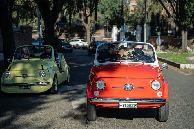 Classic Elegance: Vintage Fiat 500 Cabriolet Rome Tour - Janiculum Hill and the Panoramic Views