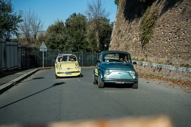 Classic Elegance: Vintage Fiat 500 Cabriolet Rome Tour - Fontana dell’Acqua Paola: Sip and Sightsee
