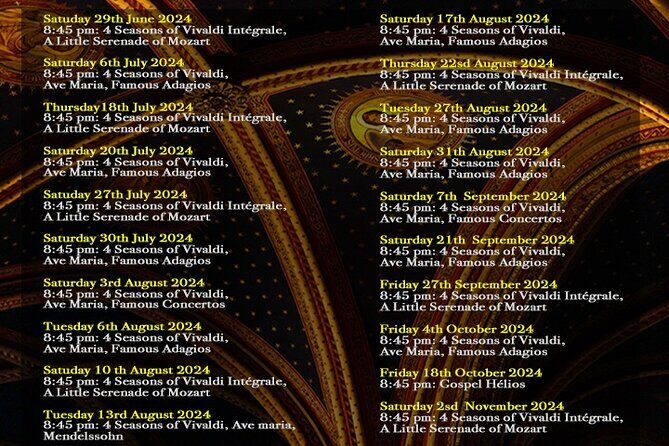 Classical Music Concert Saint Germain des Prés Church - Who Will Love This Experience?