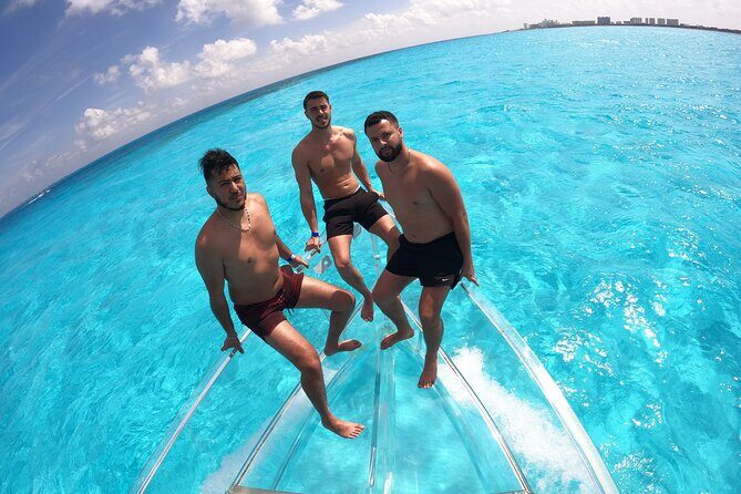 Clear Boat tour in Cancun, 1:30 hours perfect for pictures! - FAQ