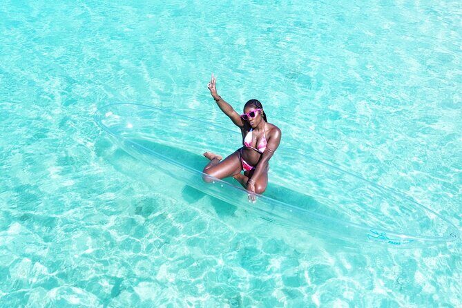 Clear Kayak Drone Photoshoot in Grand Turk, Turks and Caicos - Authentic Guest Perspectives