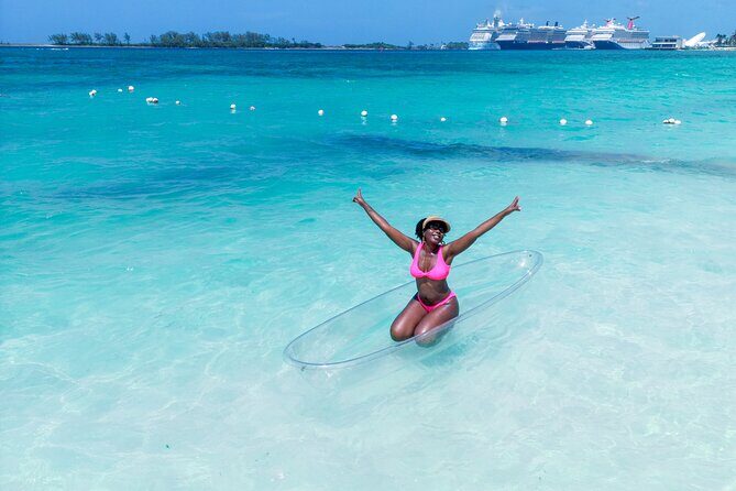 Clear Kayak Photoshoot+Free Cocktail Nassau, Bahamas - Key Points