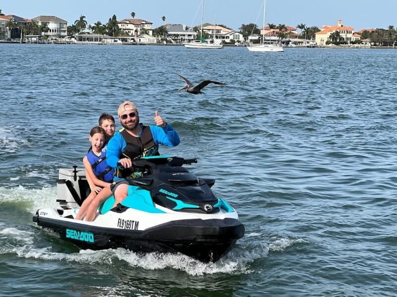 Clearwater: Dolphin Jet Ski Tour - 1 SKI FOR UP TO 3 PEOPLE - The Experience in Detail