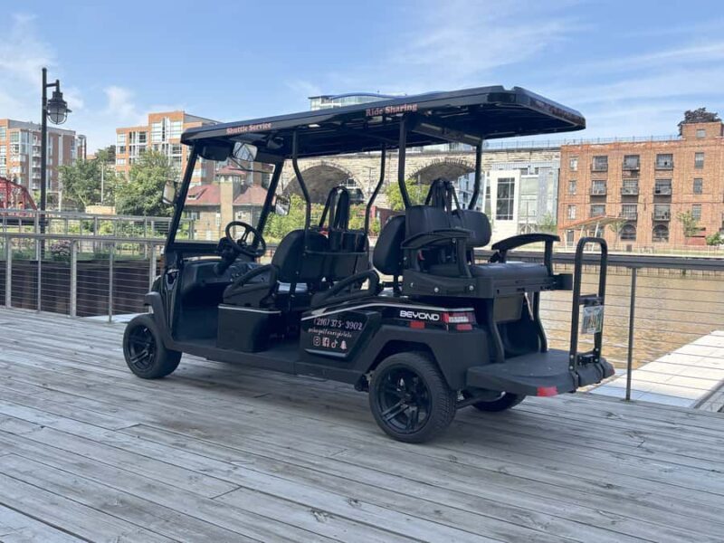 Cleveland: Premium Golf Cart Tour of the Wine District - Key Points