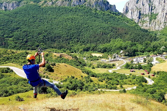 CLUJ ADVENTURE TOUR ! ZIP LINE and HIKE - A Full Day of Adventure at Turda Gorge