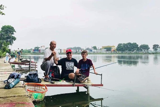 Co Loa citadel, Biking and fishing in Vietnamese countryside - Exploring Co Loa Citadel and Its Surroundings