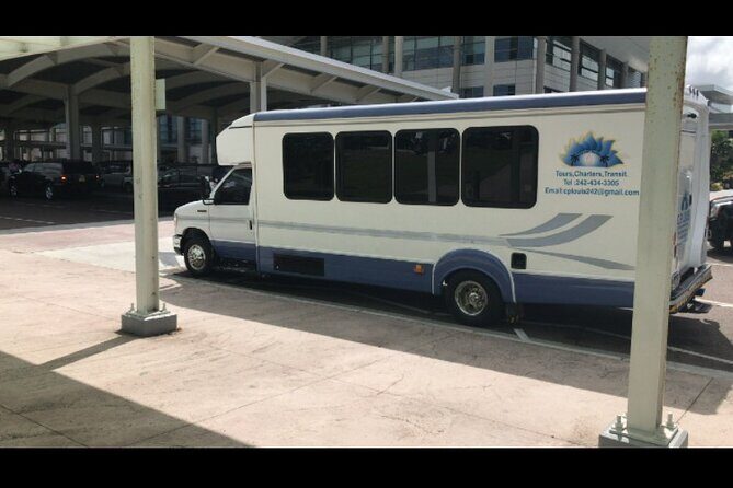 Coaches shuttle groups with luggages tag along - Introduction: An Honest Look at the Group Luggage Shuttle Service in Nassau