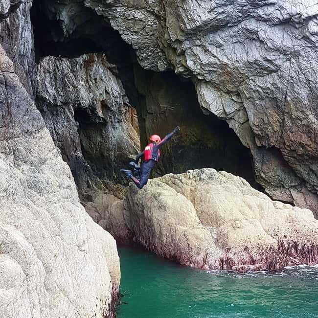 Coasteering on Anglesey, N Wales (cliff jump, climb, swim) - A Deep Dive into the Coasteering Experience on Anglesey