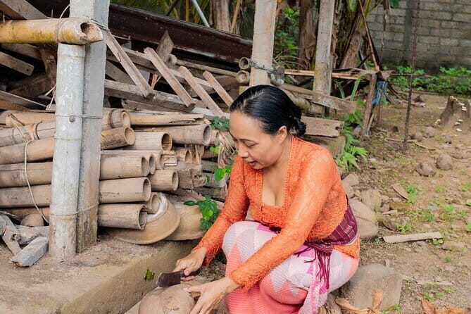 Coconut Oil Making Process - Cracking and Extracting: Engaging the Senses