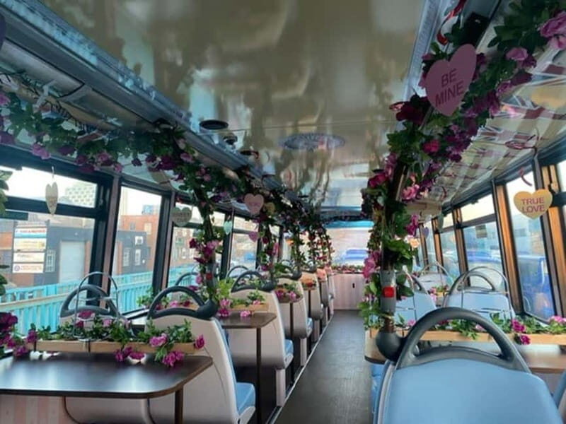 Coldplay Inspired Afternoon Tea Bus Tour - Key Points