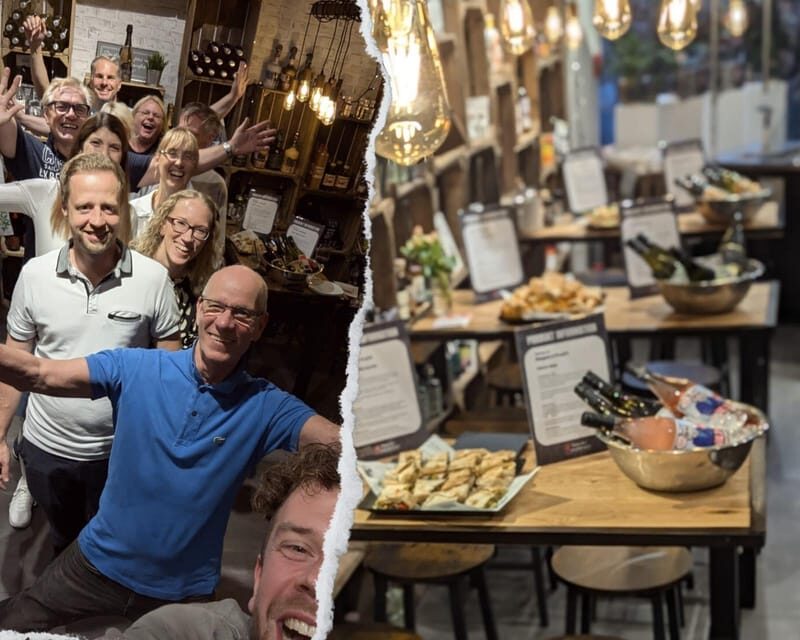 Cologne: Black wine tasting with secret station - Haus der Manufakturen - Key Points
