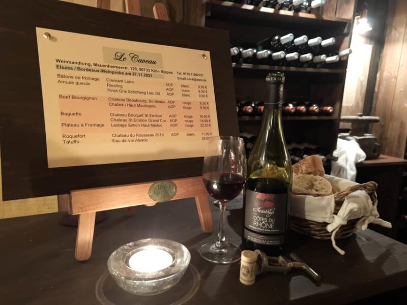 Cologne-Nippes: Cheese and wine with champagne and Grand Cru - FAQ