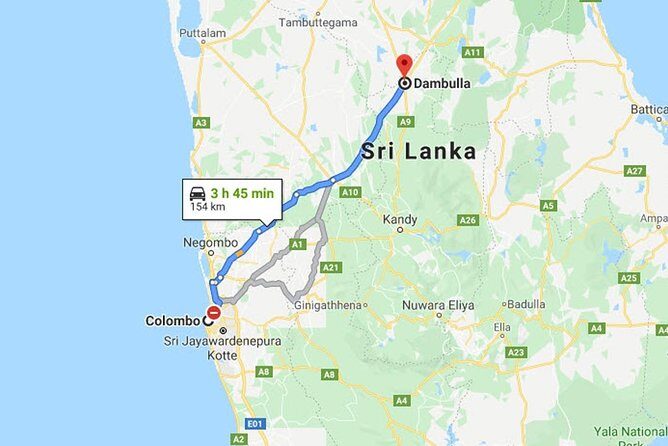 Colombo City to Dambulla City Private Transfer - The Practicalities: What You Need to Know