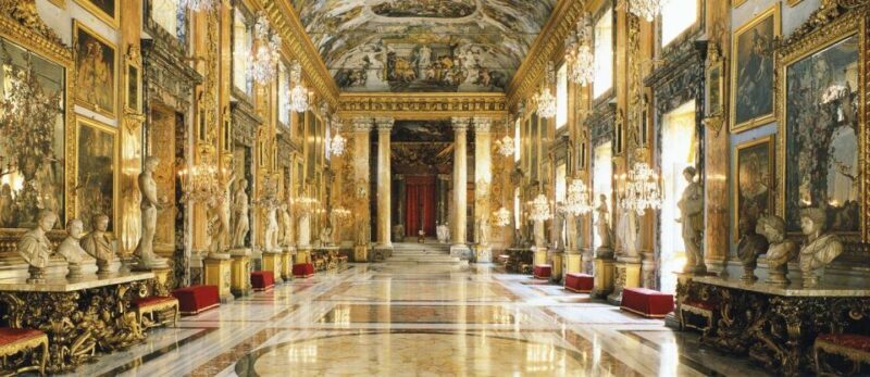 Colonna Palace Private Tour - First Impressions: The Magnificent Facade and Entrance