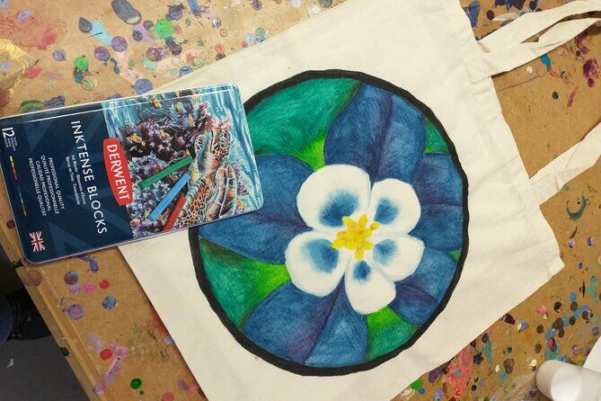 Colorado Inspired Inktense Painted Stocking or Tote Bag Class - The Bottom Line