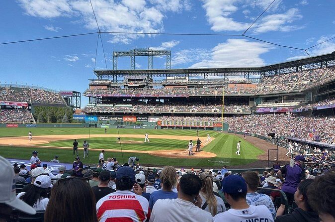 Colorado Rockies Baseball Game Ticket at Coors Field - Food, Drink, and Atmosphere