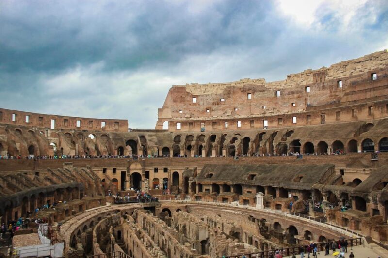 Colosseum Entry with digital audioguide and arena option - Key Points