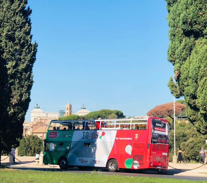 Colosseum with Arena and Panoramic Hop-on Hop-off bus - Key Points