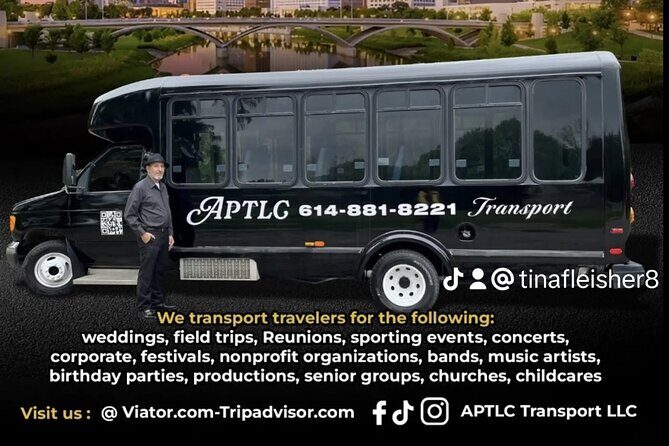 Columbus International Airport Private Transfer with Bus or Coach - The Sum Up