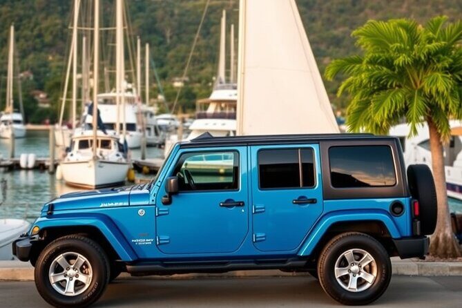 Combo Jeep Tour & Private Sailing Yacht - St Thomas - St John - Key Points
