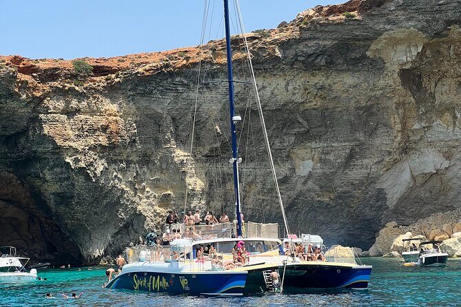 Comino Blue Lagoon Prime Catamaran Tour with All Inclusive - The After-Lunch Festivities