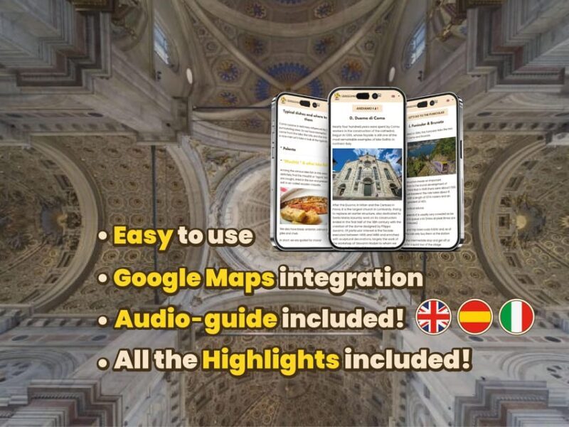 Como: Digital Audioguide made with a Local for your Tour - Authentic Local Flavor and Hidden Stories
