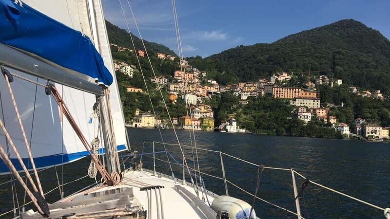 Como: quiet lake tour on a comfortable sailing boat - Key Points
