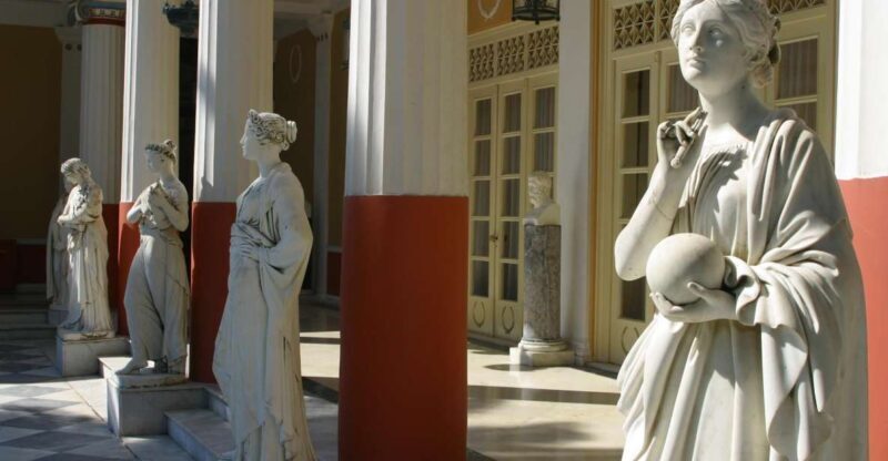 Corfu Island: Old Town and Achilleion Palace Coach Tour - Key Points