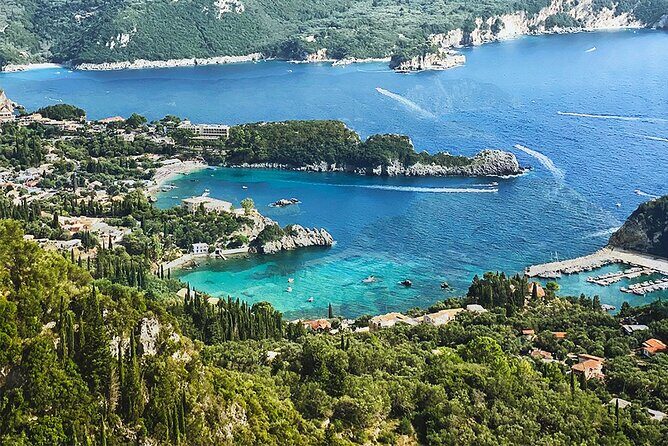 Corfu: Palaiokastritsa Swimming and Loggas Beach Sunset Tour - Key Points
