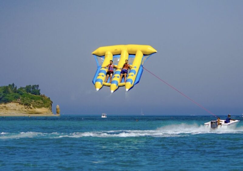 Corfu: Sidari Watersports Fly Fish tubing ride - A Closer Look at the Corfu Fly Fish Experience