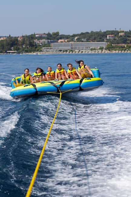 Corfu: Watersports - Inflatable Rides near Corfu Town - Who Will Love It?