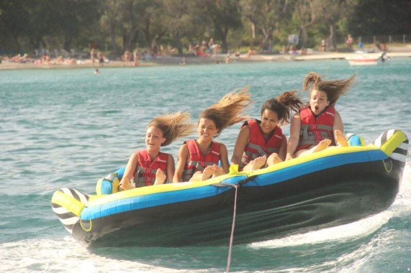 Corfu: Watersports - Inflatable Rides near Corfu Town - The Meeting Point and Logistics