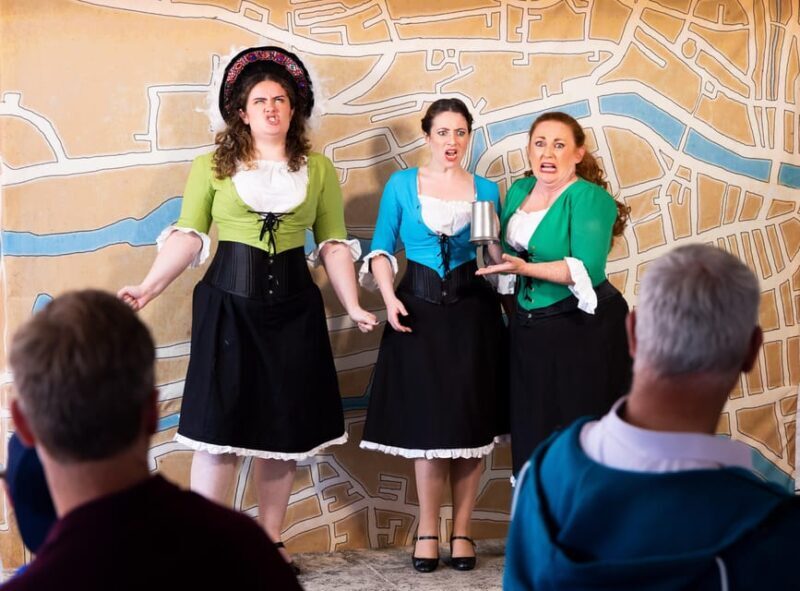 Cork: Hysterical Histories, Comedic Dinner Theater Show - Key Points