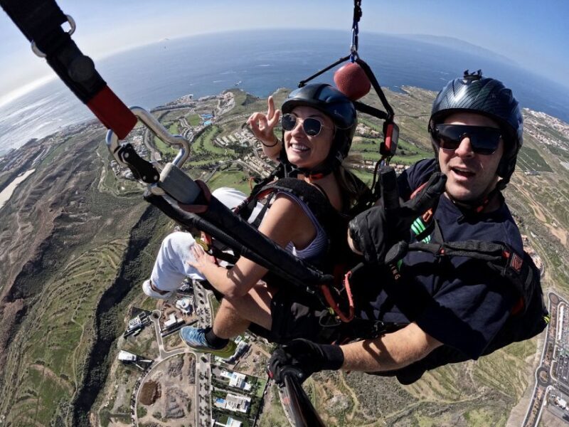 Costa Adeje: Tandem Paragliding Flight with Pickup - The Scenery: What You’ll See from the Sky