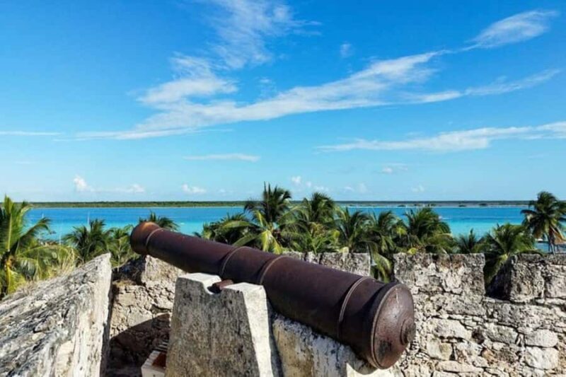 Costa Maya: Bacalar Fort and Blue Lagoon Boat Ride Combo - Key Points