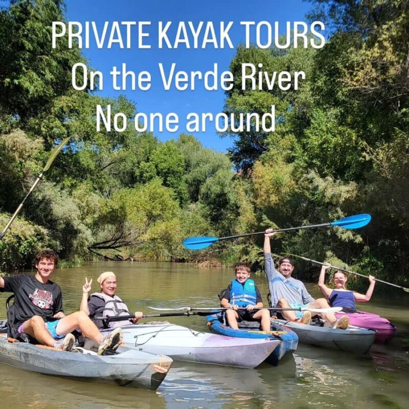 Cottonwood: Private Verde River Kayak Tour UTV Ride Included - Key Points
