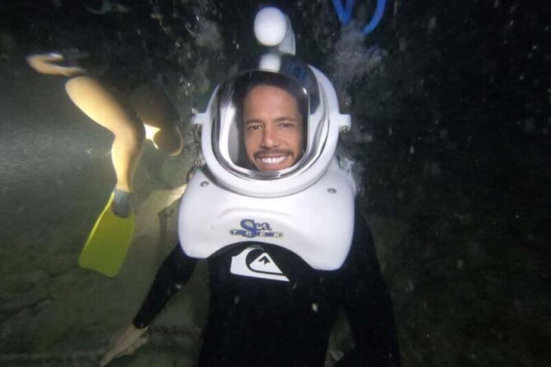 Cozumel: Sea Trek Underwater Night Dive Experience - Key Points