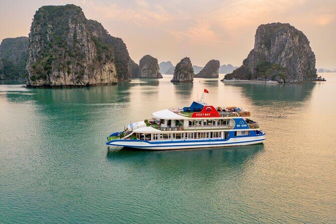 Cozy 5-Star Halong Day Cruise from Tuan Chau Harbor with PICK UP - Key Points