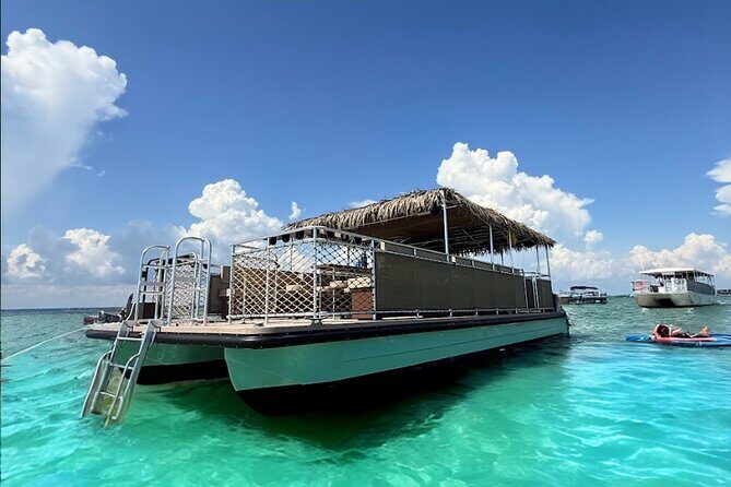 Crab Island Swim Aboard the Tipsy Tiki - Discovering the Crab Island Swim Aboard the Tipsy Tiki