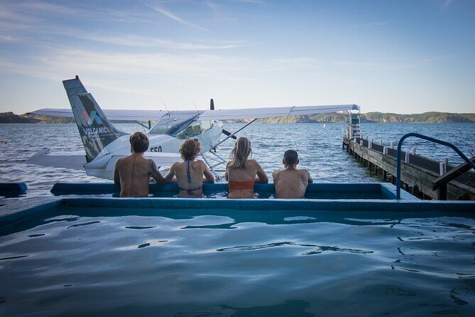 Crater Lakes Scenic Flight with Natural Hot Pool Bathing by Floatplane - An Innovative Way to See Rotorua: From the Air and Water