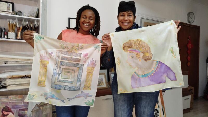 Create your own Greek Silk Scarf Souvenirs - An In-Depth Look at the Workshop