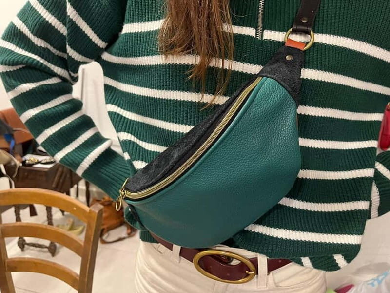 Create your own leather waist bag in Luberon area! - The Creative Process in Detail
