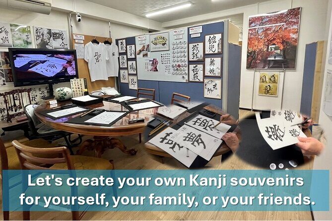 Creative experienceDrawing Kanji and Creating Souvenirs - Key Points