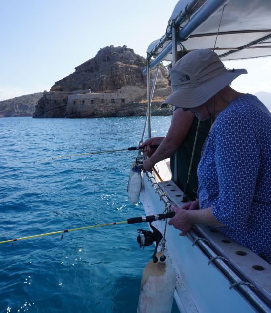 Crete: Fishing & Swimming Boat Cruise with Lunch & Drinks - Key Points