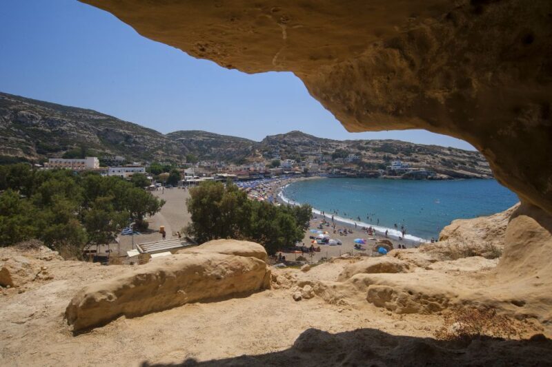 Crete: Matala Beach and Hippie caves, Red beach - Authentic Traveler Perspectives