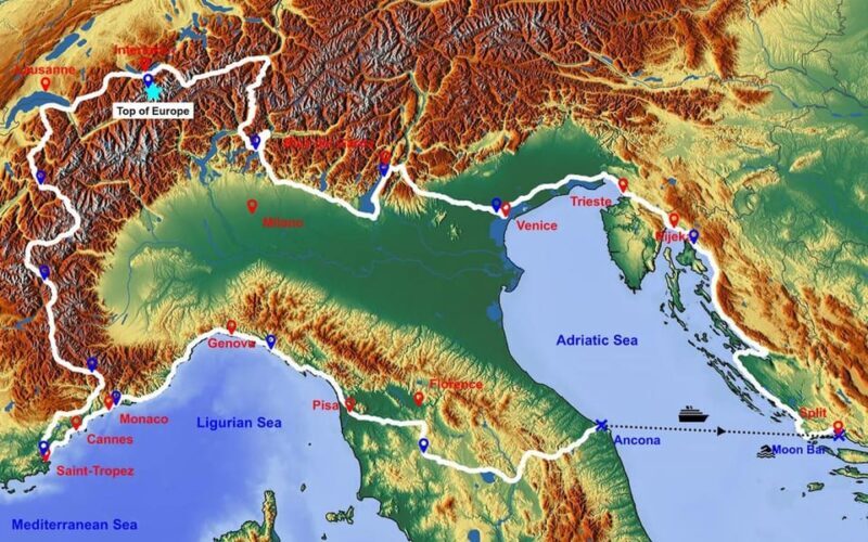 Croatia-Italy-France: 18-Days Motorcycle Tour 03. - 21.09.25 - An In-Depth Look at the Route and Experience