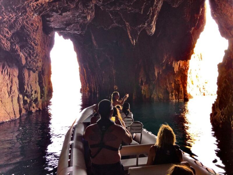 Croisière Calanques de Piana - Baignade bateau 12 places - Key Points