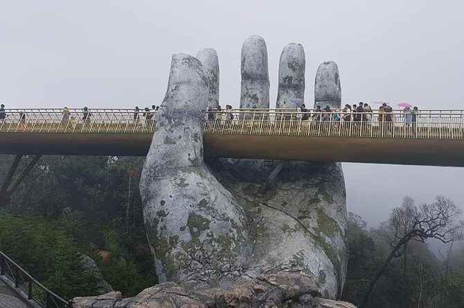 Cruiseship Trip from TIEN SA or CHAN MAY Port to GOLDEN BRIDGE & DA NANG City - An Introduction to the Da Nang Golden Bridge Tour